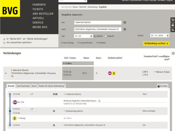 III. Der Busfahrplan - VMS Verkehrswacht Medien & Service GmbH